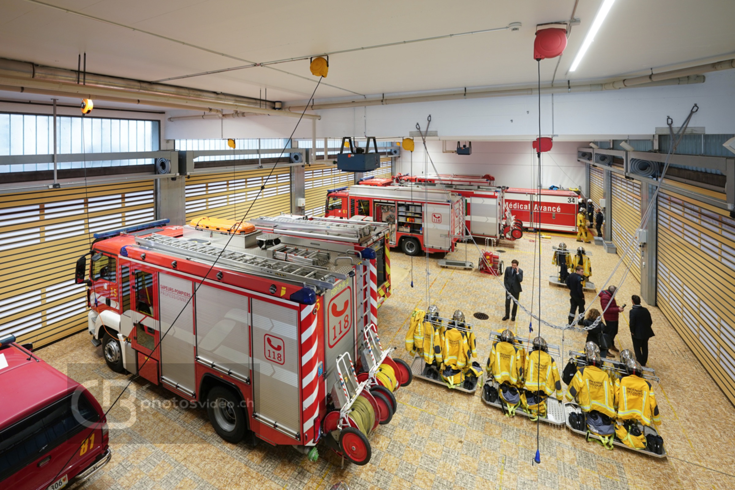 Trois casernes de pompiers ouvertes 24h/24h à Genève - LacTU